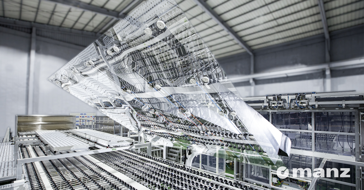 Manz 集團為10.5代顯示器真空鍍膜設備提供第 200 台自動化玻璃搬運系統 - 亞智科技